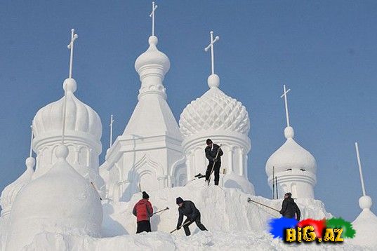 Qardan heykəl yarışı (Foto)