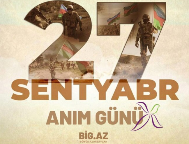 Azərbaycanda 27 Sentyabr - Anım Günüdür